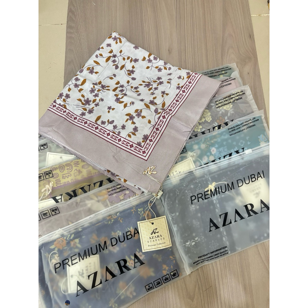 Jual (isi 10 pack) AZARA oskara pouch motif terbaru 2025/segiempat ...
