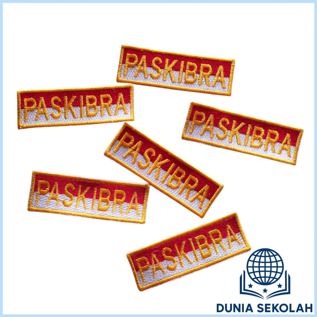Jual Dunia Sekolah -Bad Paskibra Dada Bet Paskib Logo Bordir Paskibraka ...