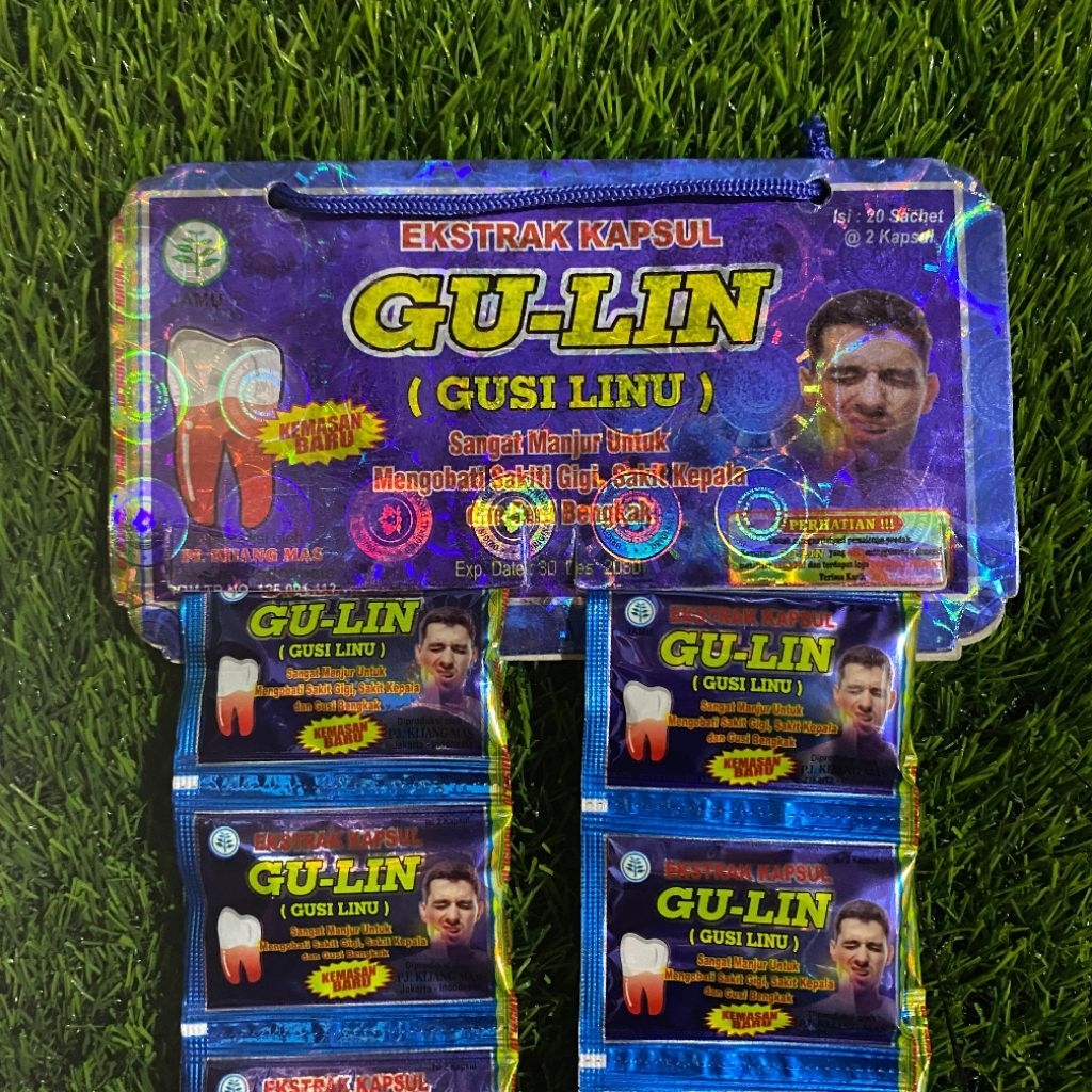 Jual Kapsul gulin obat sakit gigi GULIN ORIGINAL | Shopee Indonesia