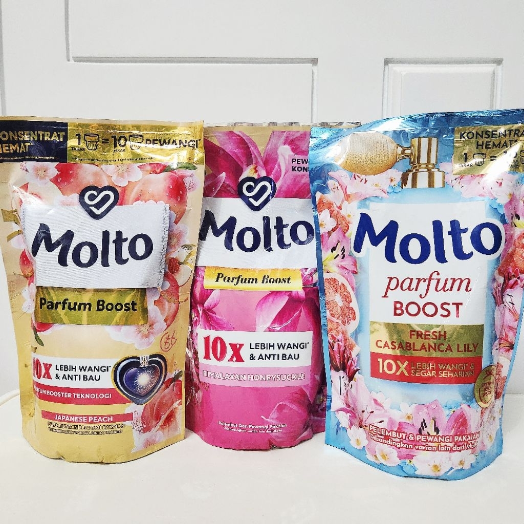 Jual MOLTO Parfum Boost Pelembut dan Pewangi Pakaian 600ML Japanese ...
