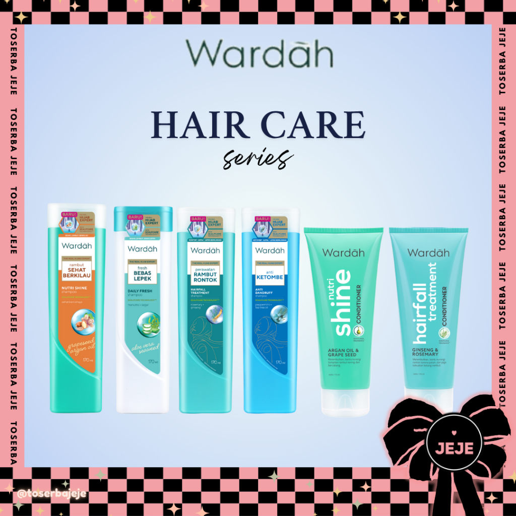 Jual Wardah Shampoo Conditioner Anti Dandruff Hair Fall Treatment ...