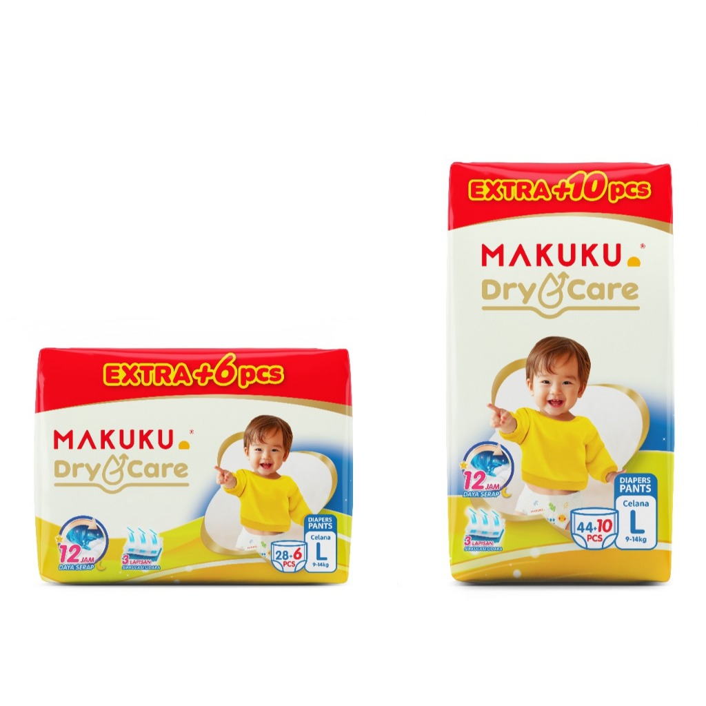 Jual Makuku Dry Care Super Jumbo M48+10/L44+10/XL36+6/XXL34+6 | Shopee Indonesia