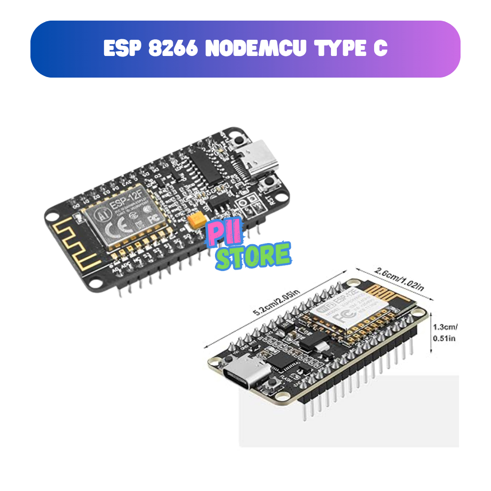 Jual USB TYPE-C module Nodemcu V3 CH340 wemos D1 mini WIFI esp8266 IOT ...