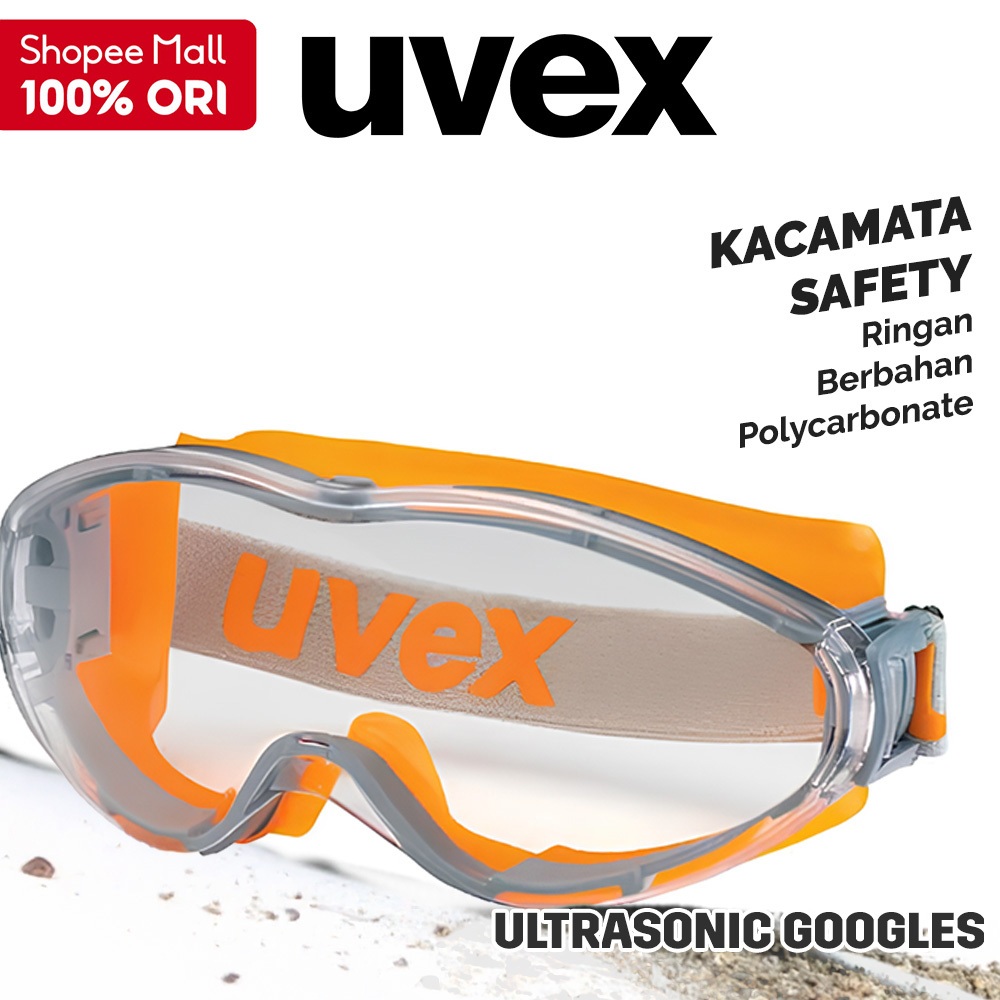 Jual Uvex Ultrasonic Goggles 9302245 Kacamata Safety Kimia | Shopee Indonesia