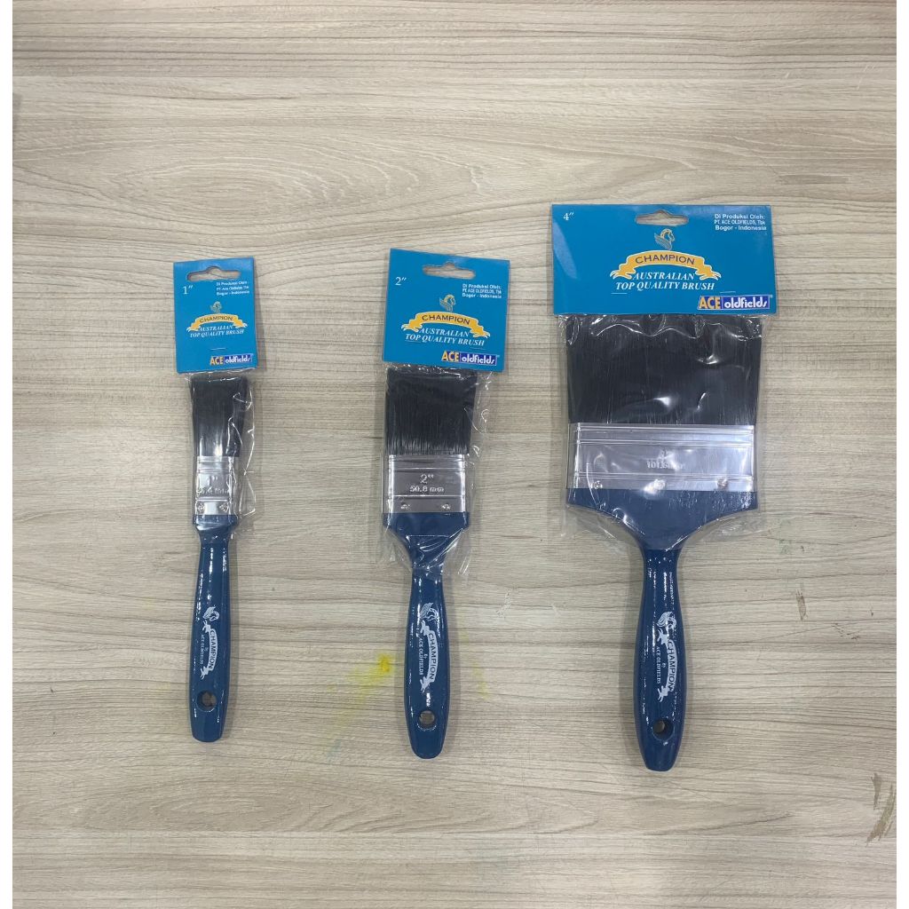 Jual KUAS/BRUSH UNTUK CAT ACE CHAMPION KUAS BERBAGAI UKURAN 1" 2" 4 ...