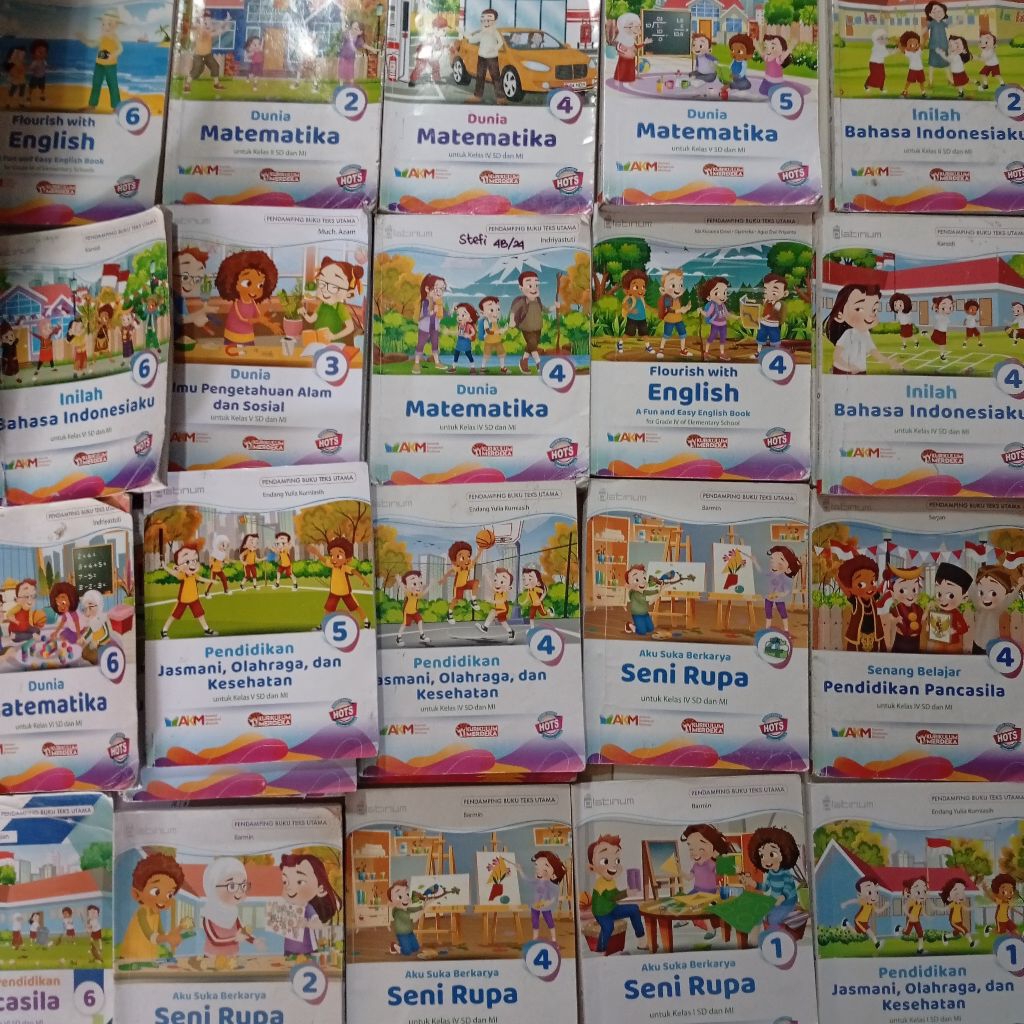 Jual Buku Pelajaran Platinum Kurikulum merdeka SD 1,2,3,4,5,6 English Agama pancasila penjas ...