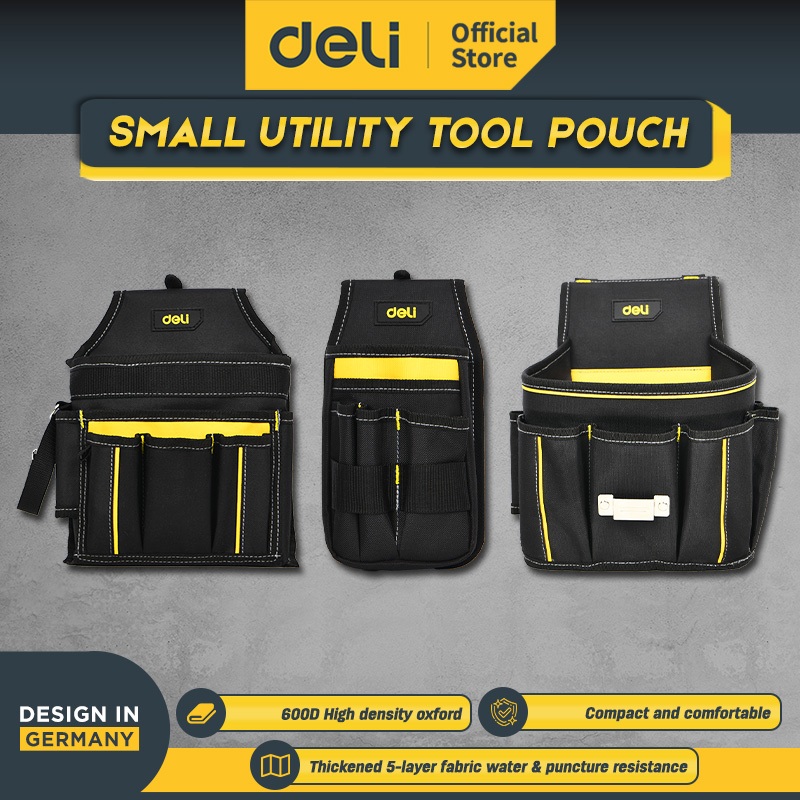 Jual Deli Tas Perkakas Pinggang Small Utility Tool Pouch 5 6 14 Kantong ...