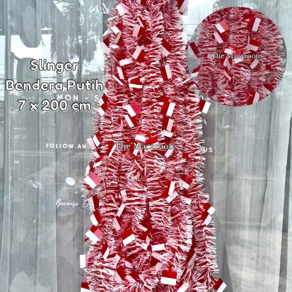 Jual Slinger Kemerdekaan 2 meter Hiasan Rumbai 17 Agustus Dekorasi ...