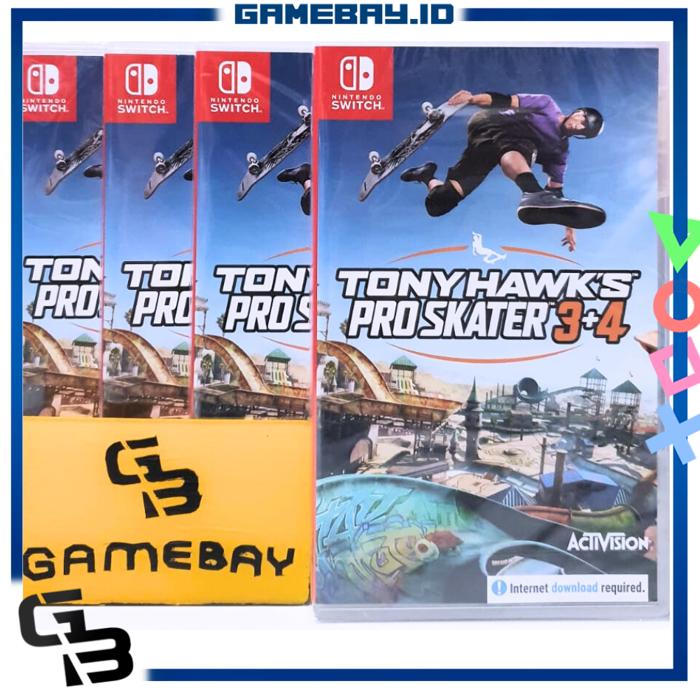 Jual Nintendo Switch Tony Hawk's Pro Skater 3 + 4 | Shopee Indonesia