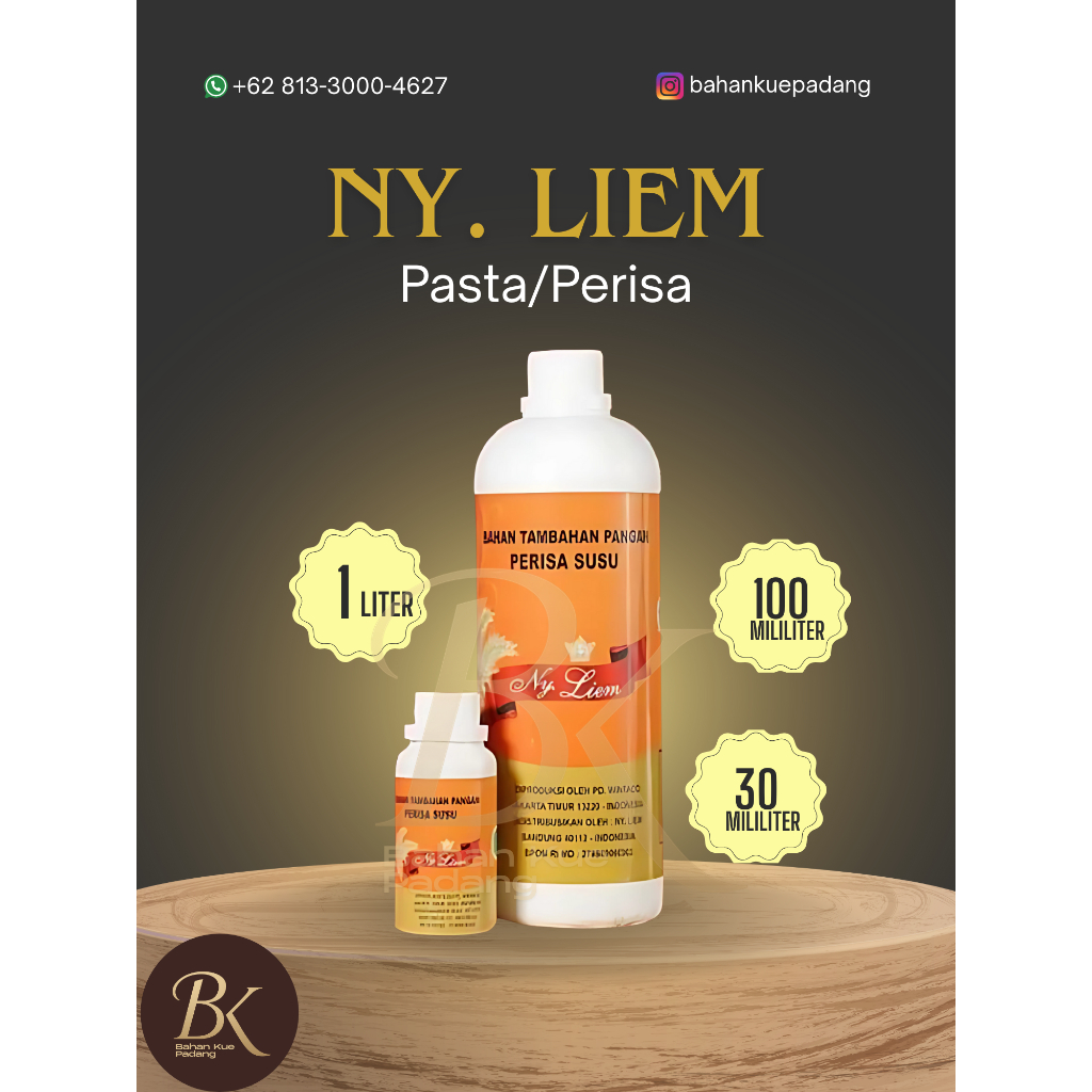 Jual NY. LIEM Perisa Repack 100 cc dan 30 cc- Bahan Baking berkualitas ...