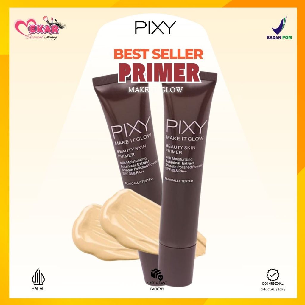 Jual PIXY Make It Glow Beauty Skin Primer 25ml | Primer | Base makeup ...