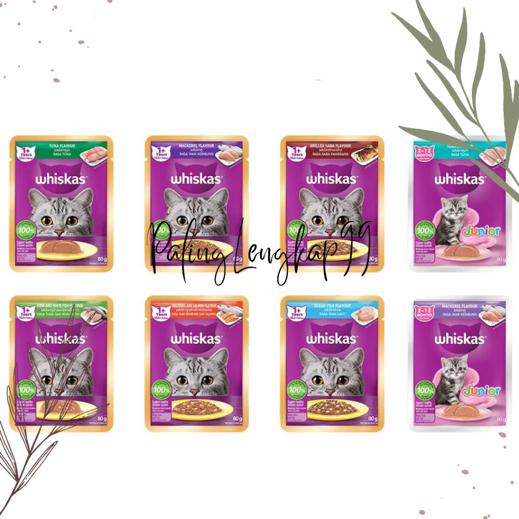 Jual Whiskas Adult/Junior Pouch 80gr | Shopee Indonesia