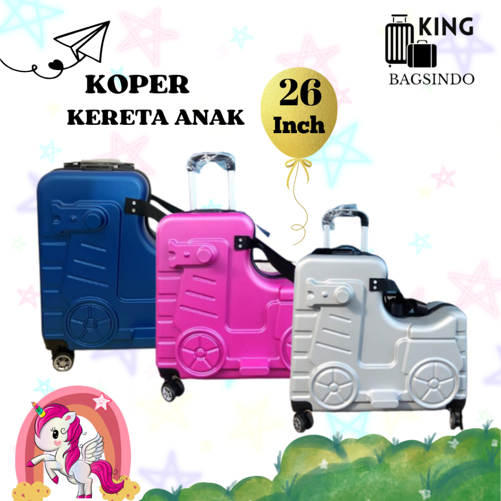 Jual Polo Fans Koper Kereta Anak Tipe 203 Ukuran 26 Inch Koper Anak ...