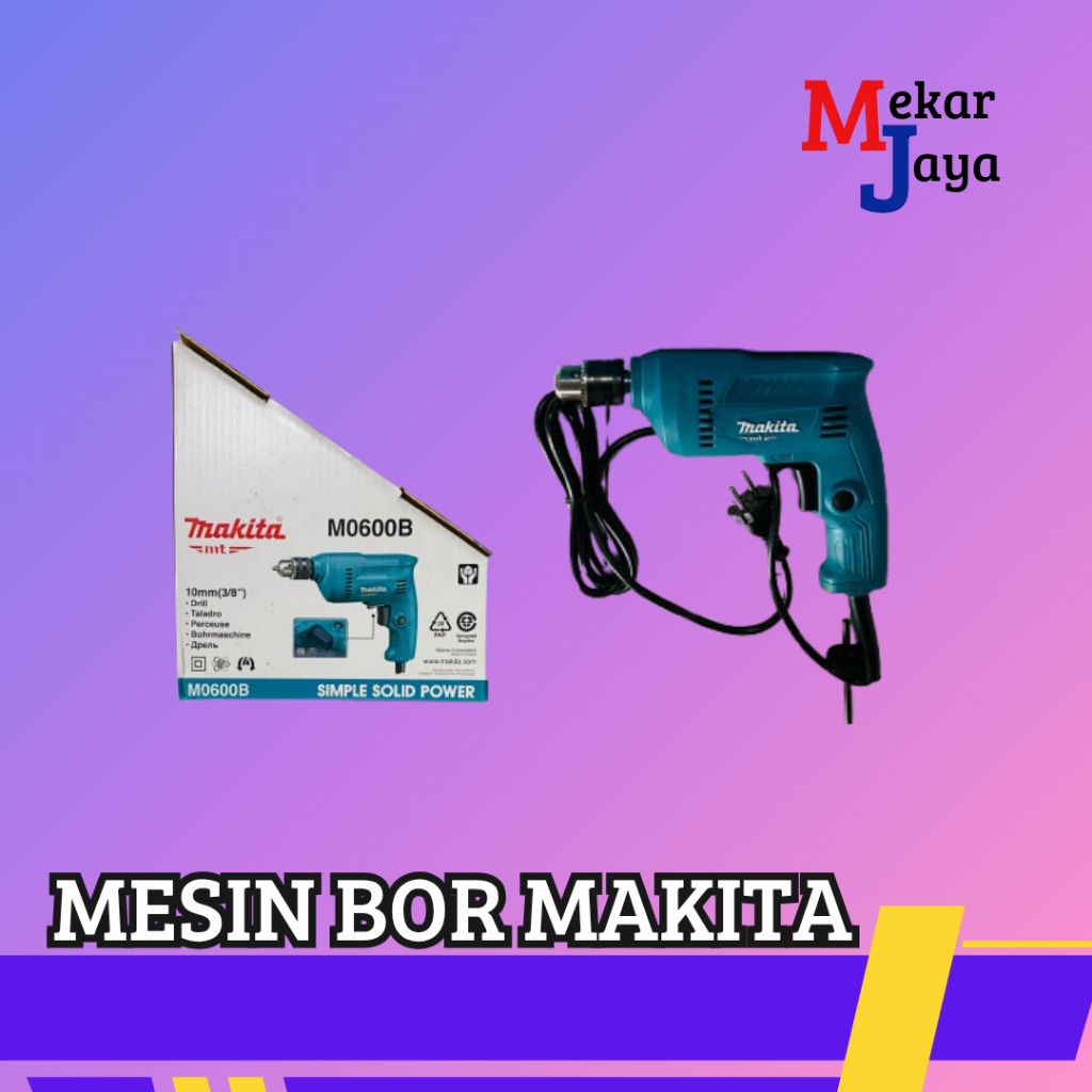 Jual MAKITA MESIN BOR M0600B MESIN BOR MAKITA LISTRIK MESIN BOR KAYU ...