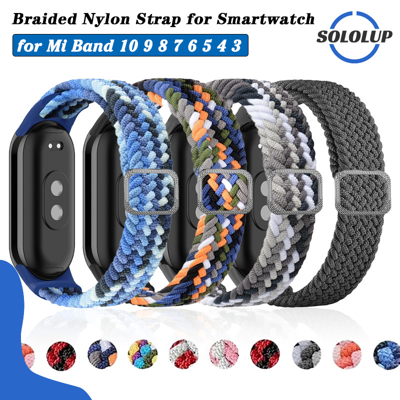 Jual Elastic Scrunchie Nylon Strap for Xiaomi Mi Band 10 9 8 Tali Pengganti Sport Breathable ...