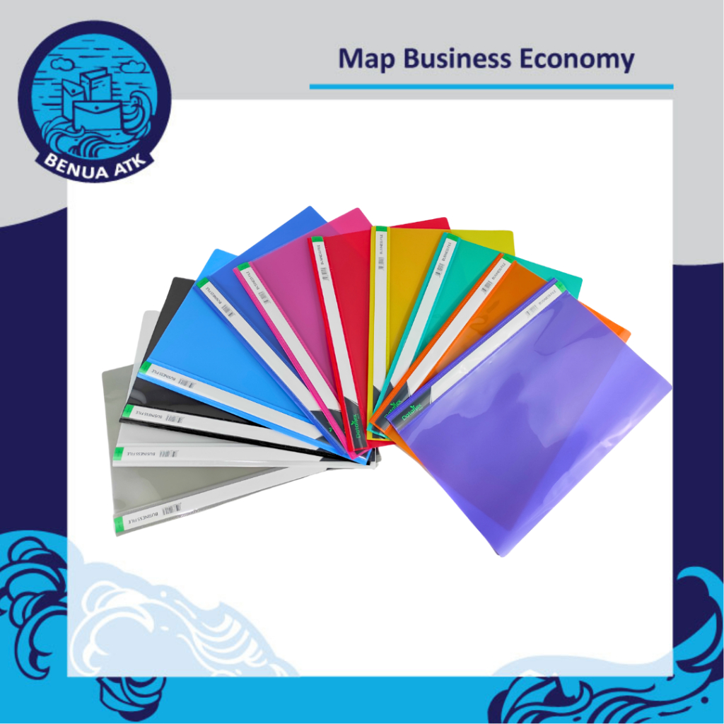 Jual Map Plastik Business File Economy Folio Dataflex (Isi 12 pcs) DF ...