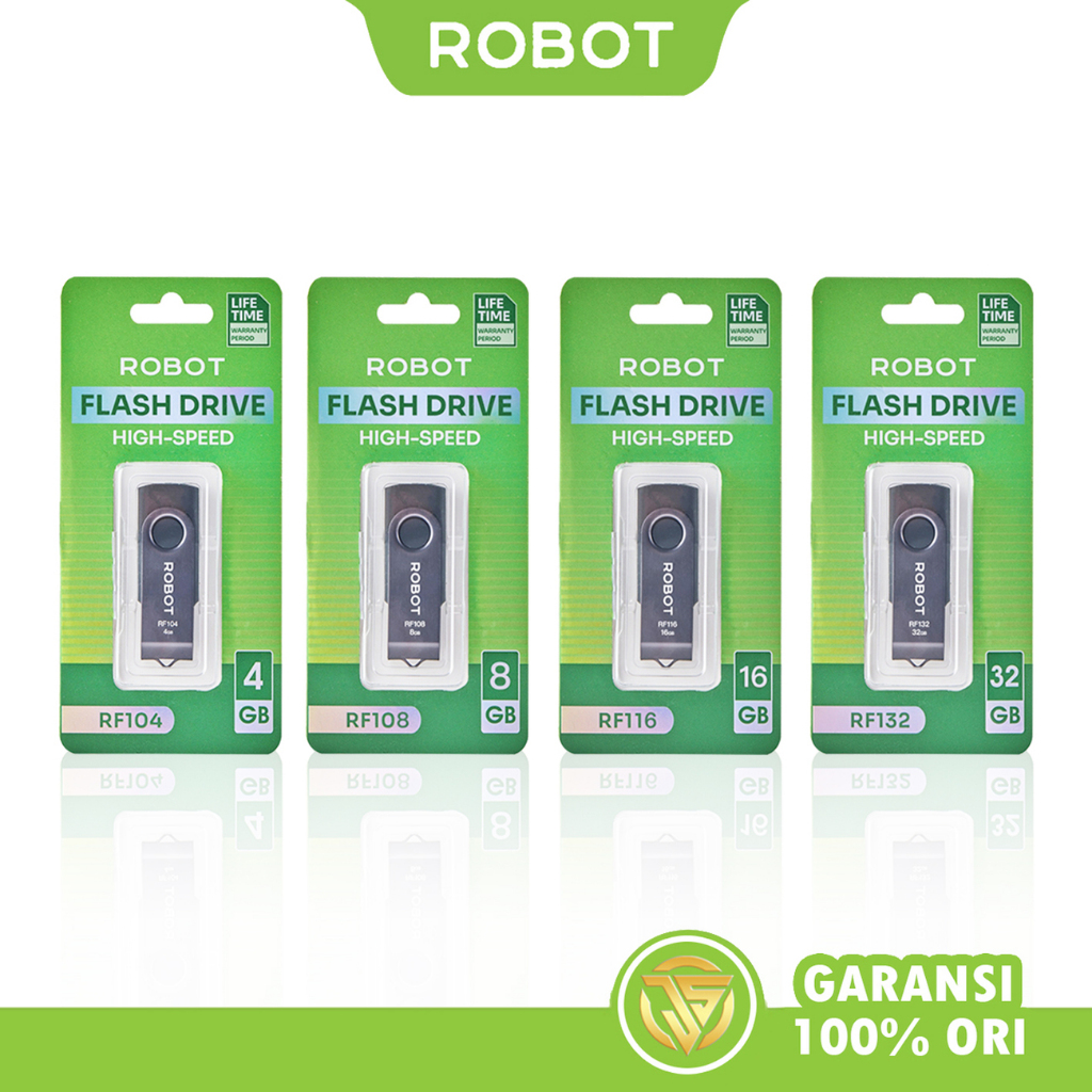 Jual Robot Flashdisk 32GB 16GB 8GB 4GB High Speed Transfer & Read Data ...