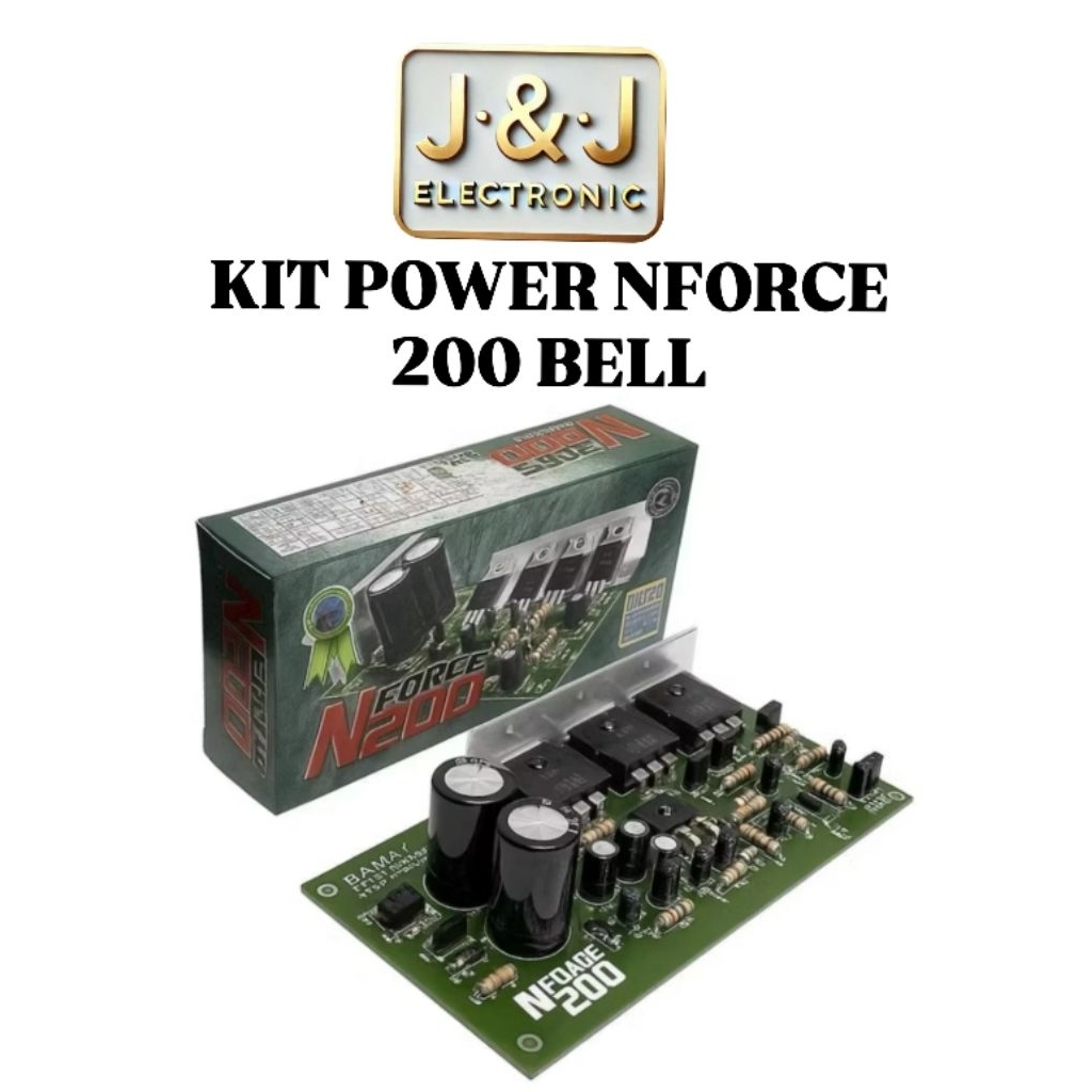 Jual KIT POWER Amplifier Stereo N force 200 BELL BGR | Shopee Indonesia