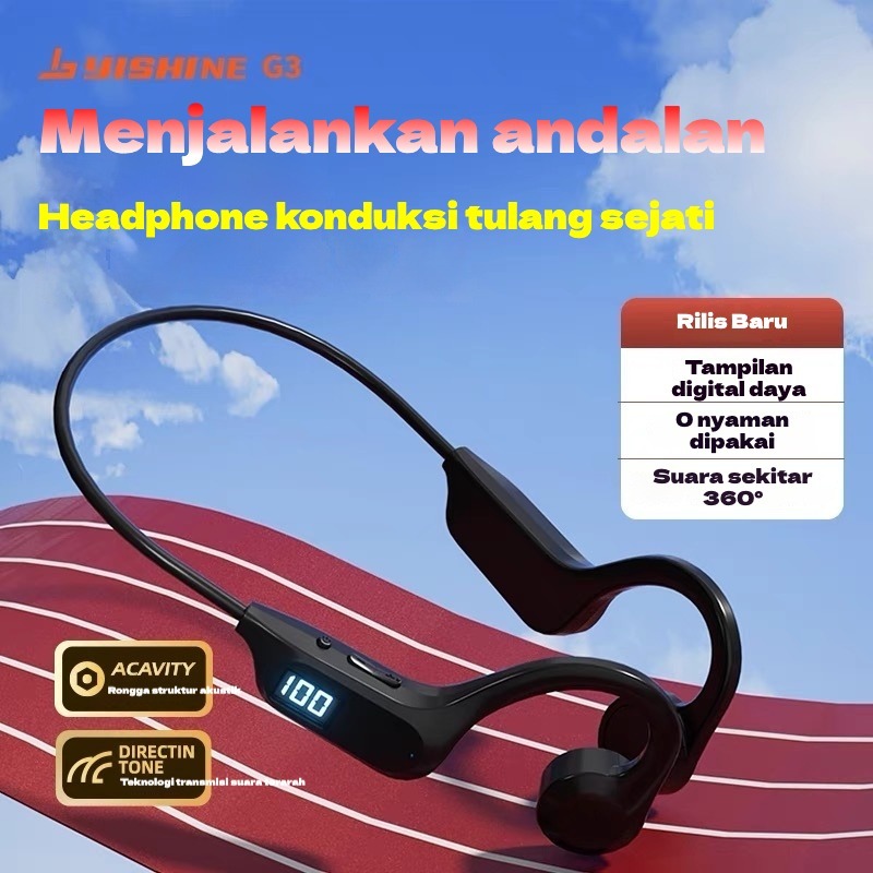 Jual headphone bluetooth hitam 5.2 / Headset Bluetooth headphone ...