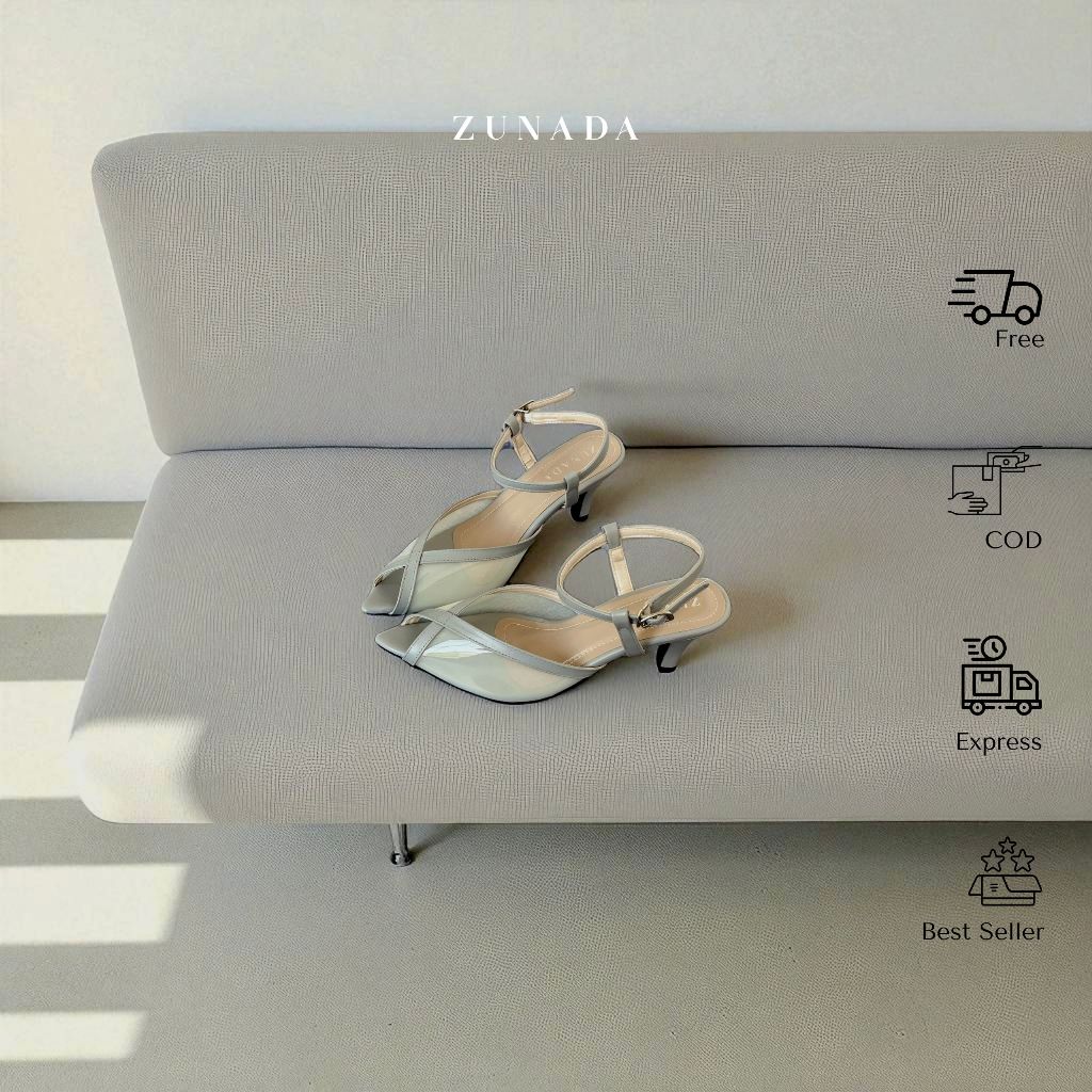 Jual ZUNADA ZND068 Caitlin Heels Sepatu Hak Tinggi Wanita Formal Non ...