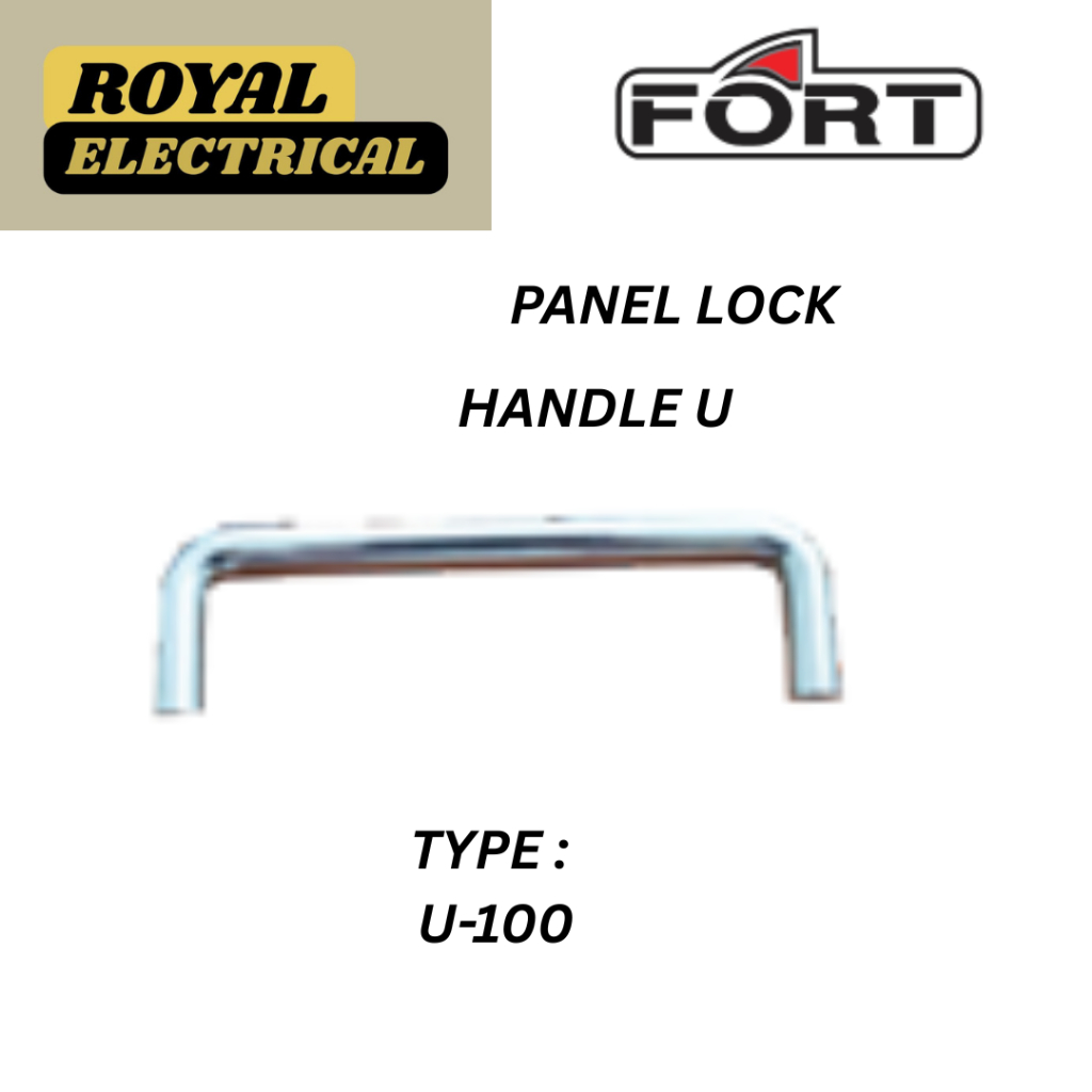Jual FORT PANEL LOCK - HANDLE U - TYPE U-100 / COLOR WHITE | Shopee ...