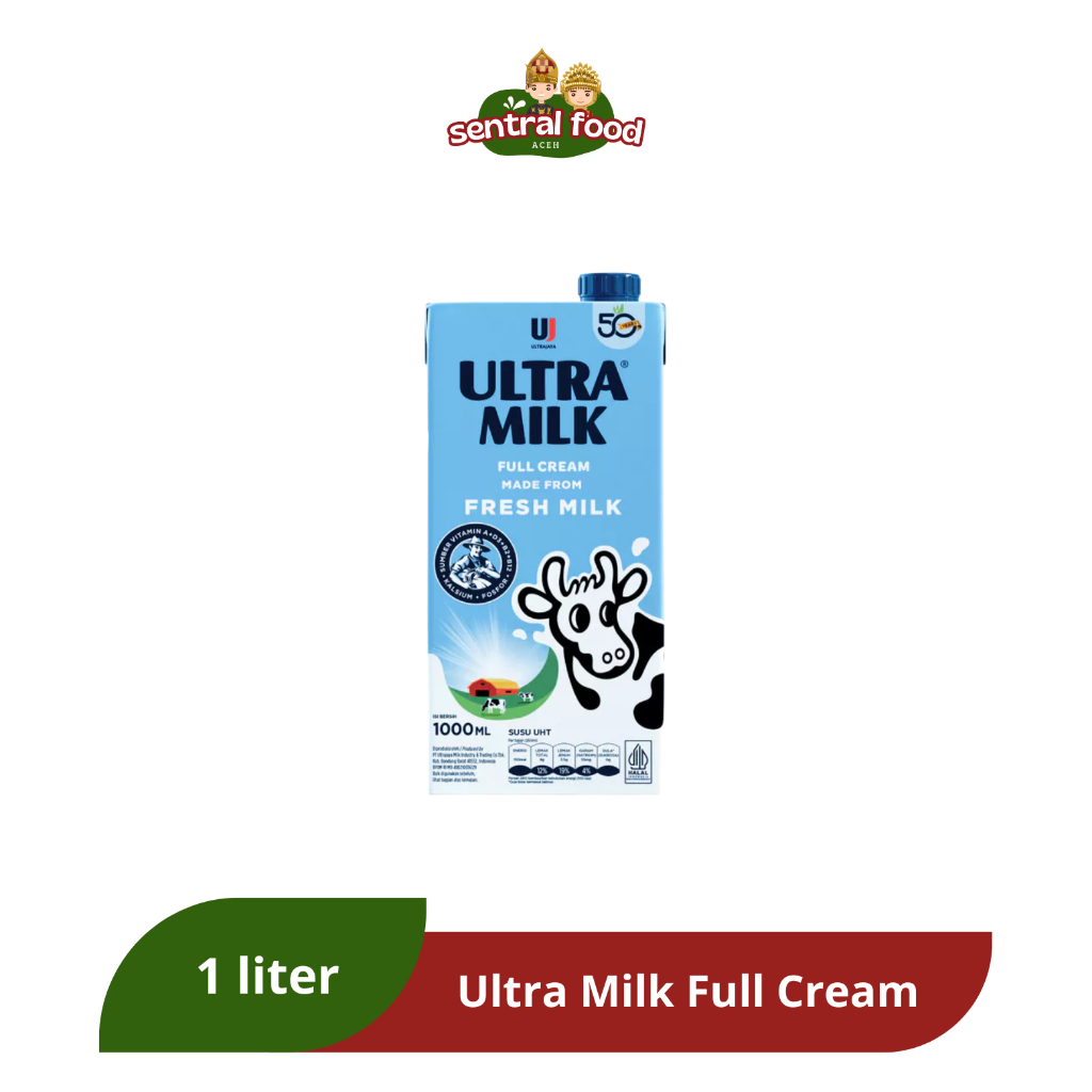 Jual Ultra Milk Susu UHT Full Cream 1 Liter | Shopee Indonesia