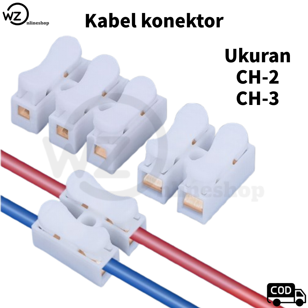 Jual Quick Cable Connector CH-2/CH-3 Kabel Konektor Terminal Sambungan ...