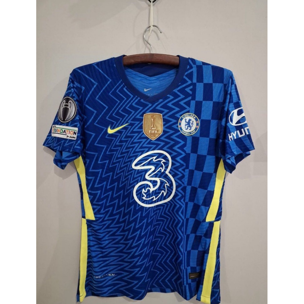 Jual Chelsea FC Jersey Home 2021/2022 Player Issue m, sponsor hyundai ...