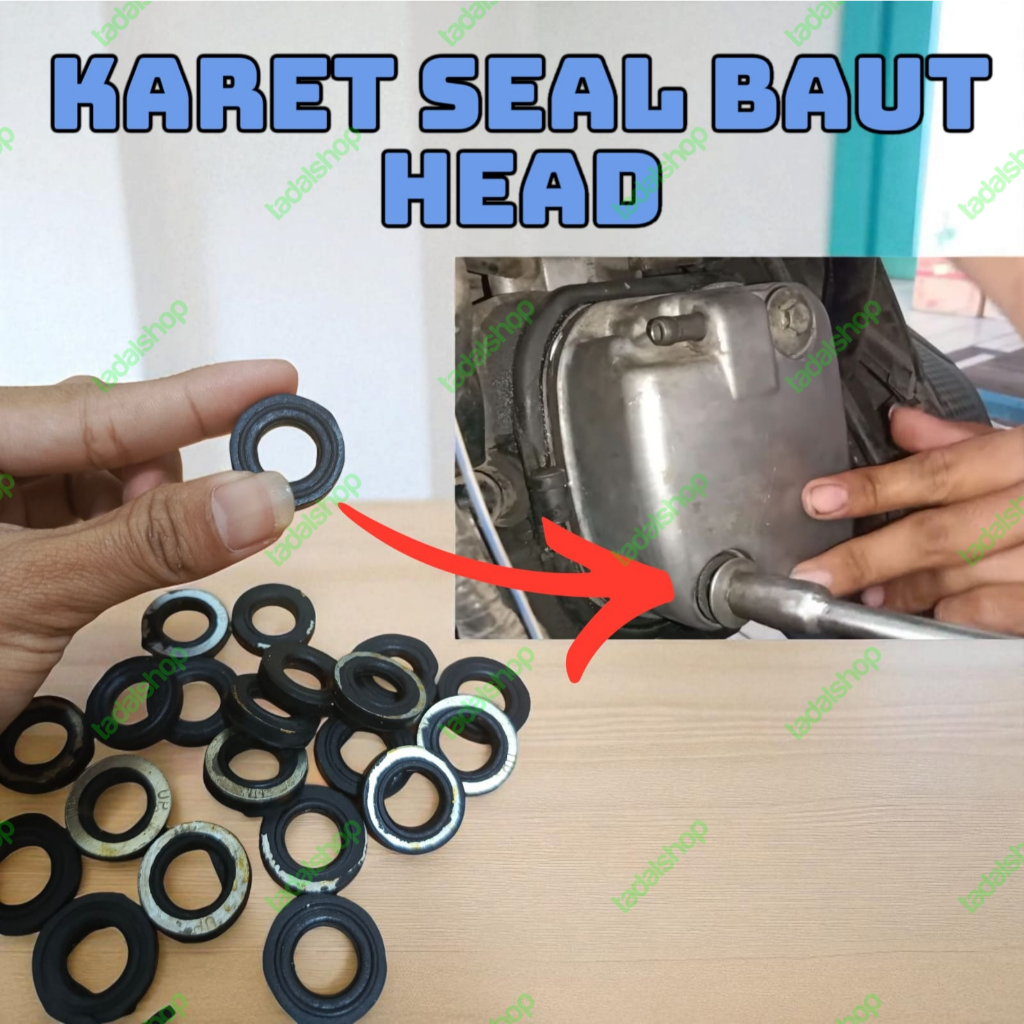 Jual ATL racing seal baut head ring karet baut head karet sil seal baut ...