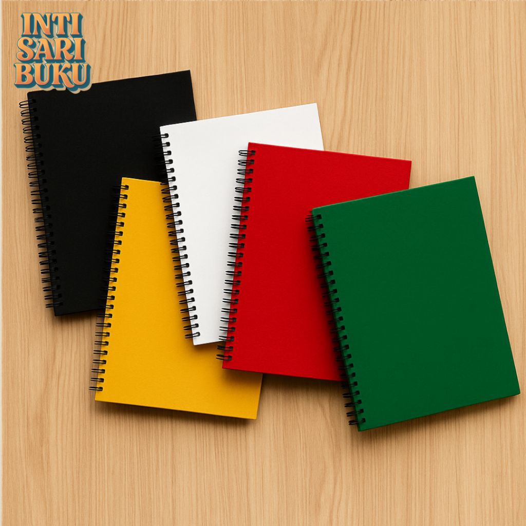 Jual Notebook Spiral A6 A5 B5 A4 Buku Catatan Notebook Garis / Polos ...