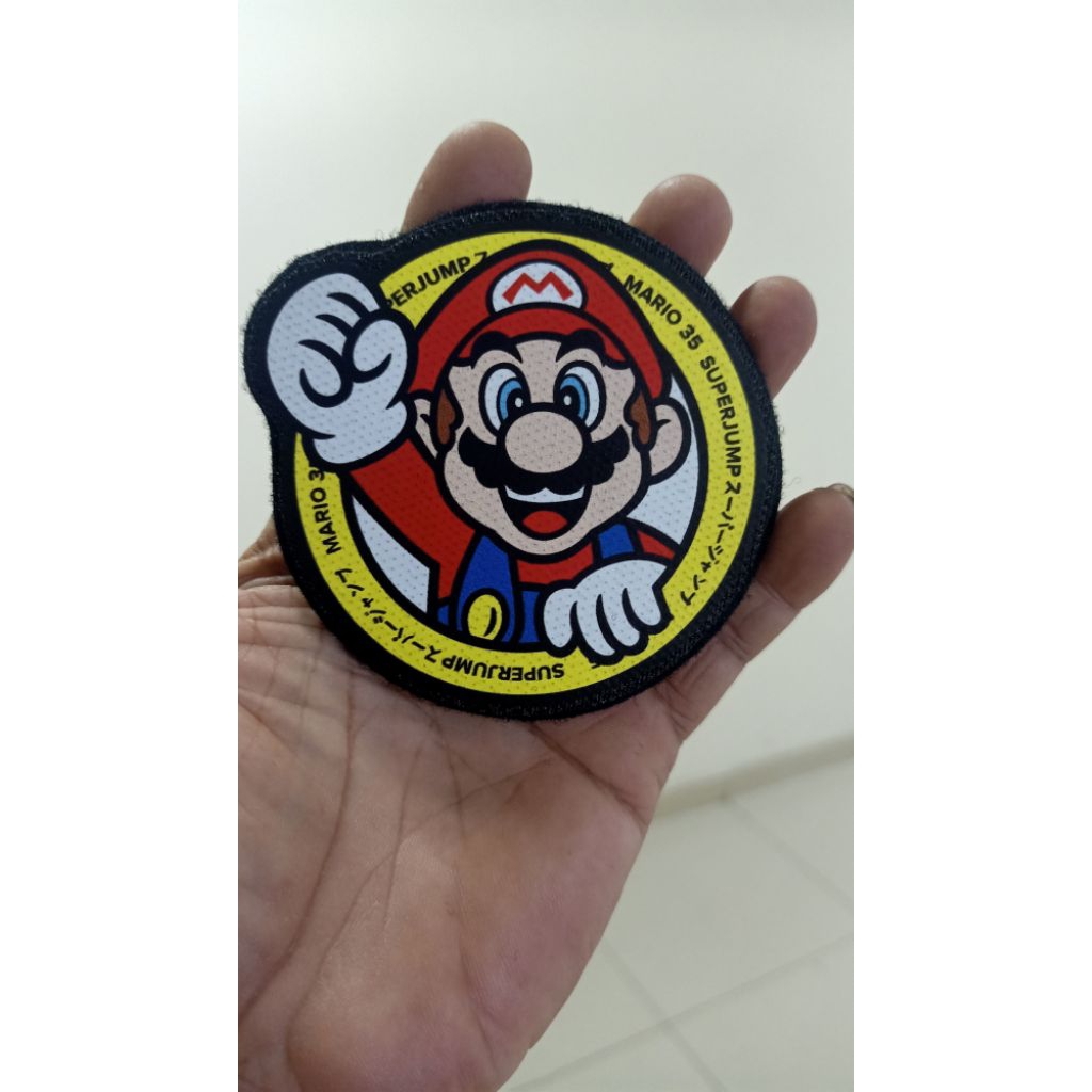 Jual Mario Bros Patch Velcro•Bongkar Pasang | Shopee Indonesia