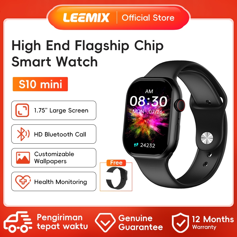 Jual Leemix Smartwatch S10 Mini 1.75" AMOLED (38MM) - Bluetooth ...