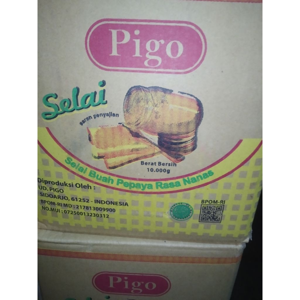 Jual selai merk pigo los 10 kg rasa nanas | Shopee Indonesia