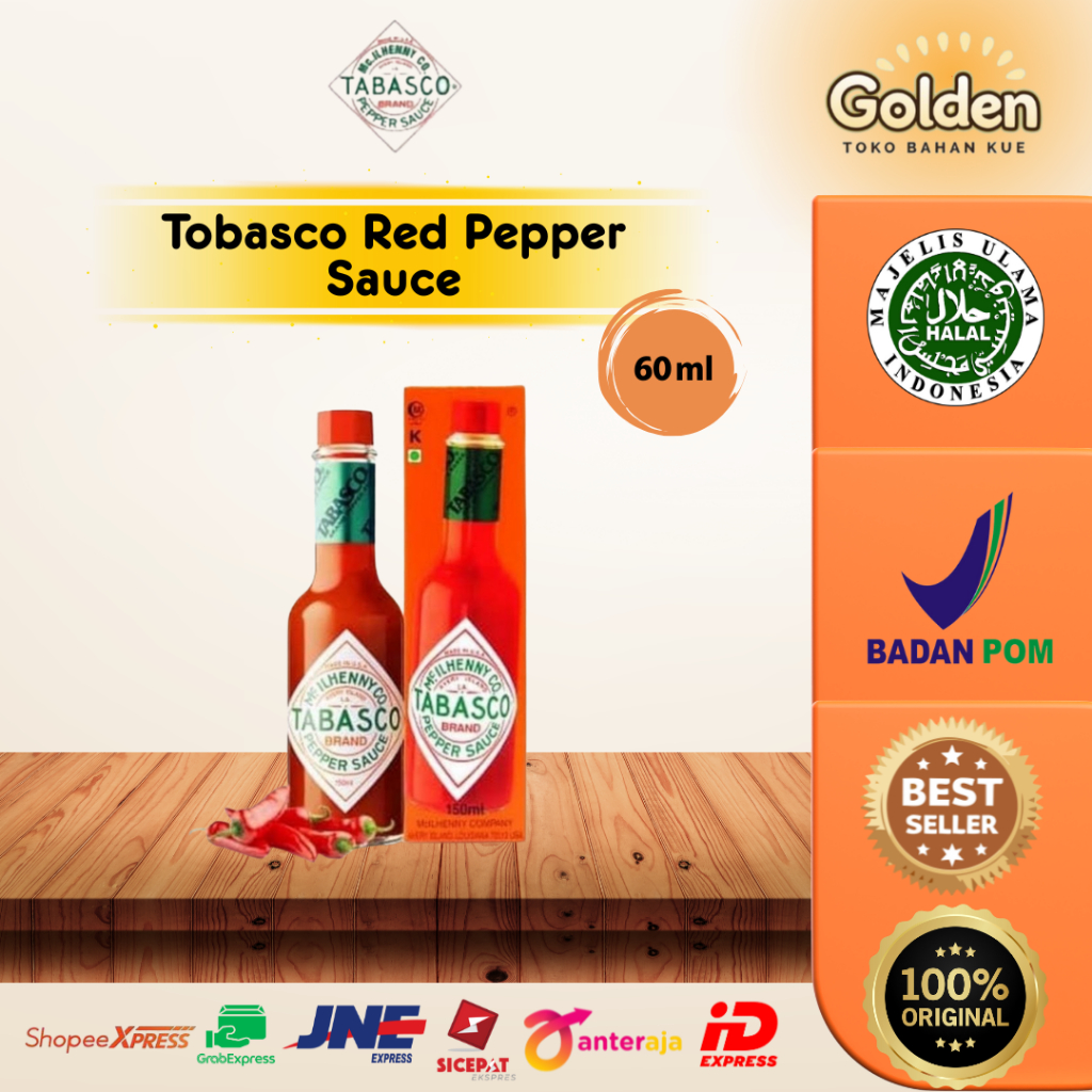 Jual Tobasco Red Pepper Sauce 60ml | Shopee Indonesia