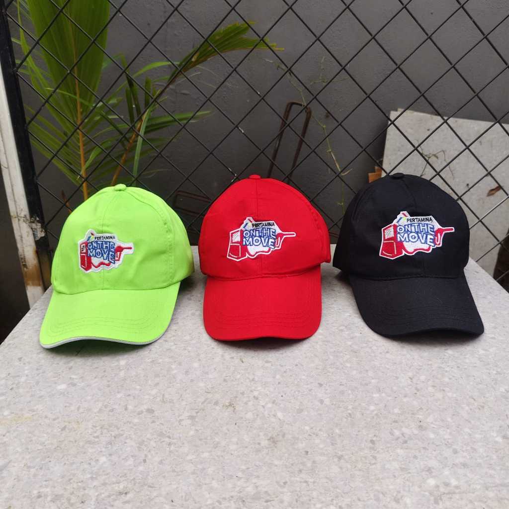 Jual TOPI OPERATOR SPBU PERTAMINA LOGO ON THE MOVE | Shopee Indonesia