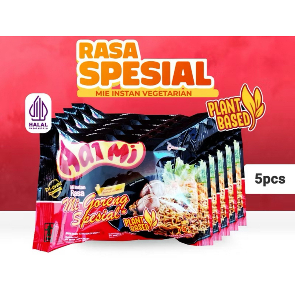 Jual PRODUK BARU Mie Instant Aai mie rasa Mie goreng Healthy Vegan ...