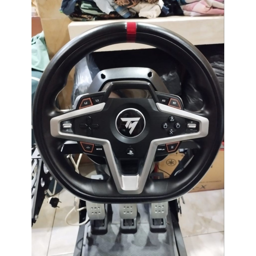 Jual paket Thrustmaster T248 + pedal + Stand steering Wheel PXN Gen 2. Bukan logitech moza ...