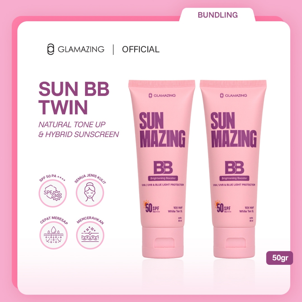 Jual Glamazing - Sunmazing Brightening Booster Twin (2pcs) | Shopee ...