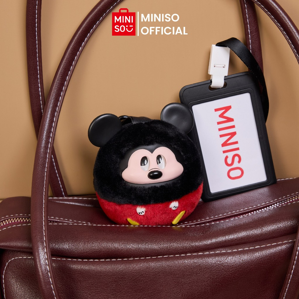 Jual MINISO Disney Mickey Fun Crash Collection Vinyl Plush Pendant ...