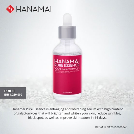 Jual HANAMAI PURE ESSENCE WHITENING & ANTI AGING ESSENCE - 100% ...