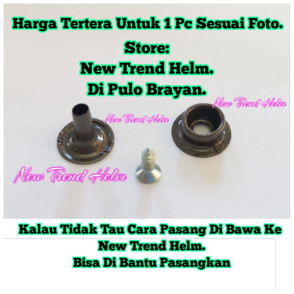 Jual Kancing helm bogo.kancing helm retro classic | Shopee Indonesia