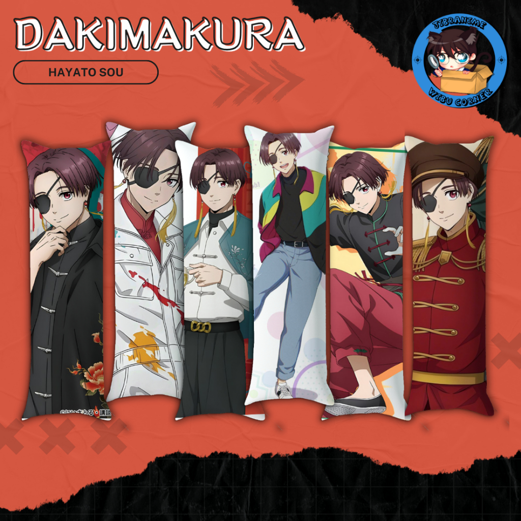 Jual Dakimakura anime Hayato suo Wind Breaker / guling ukuran 20x60 cm ...