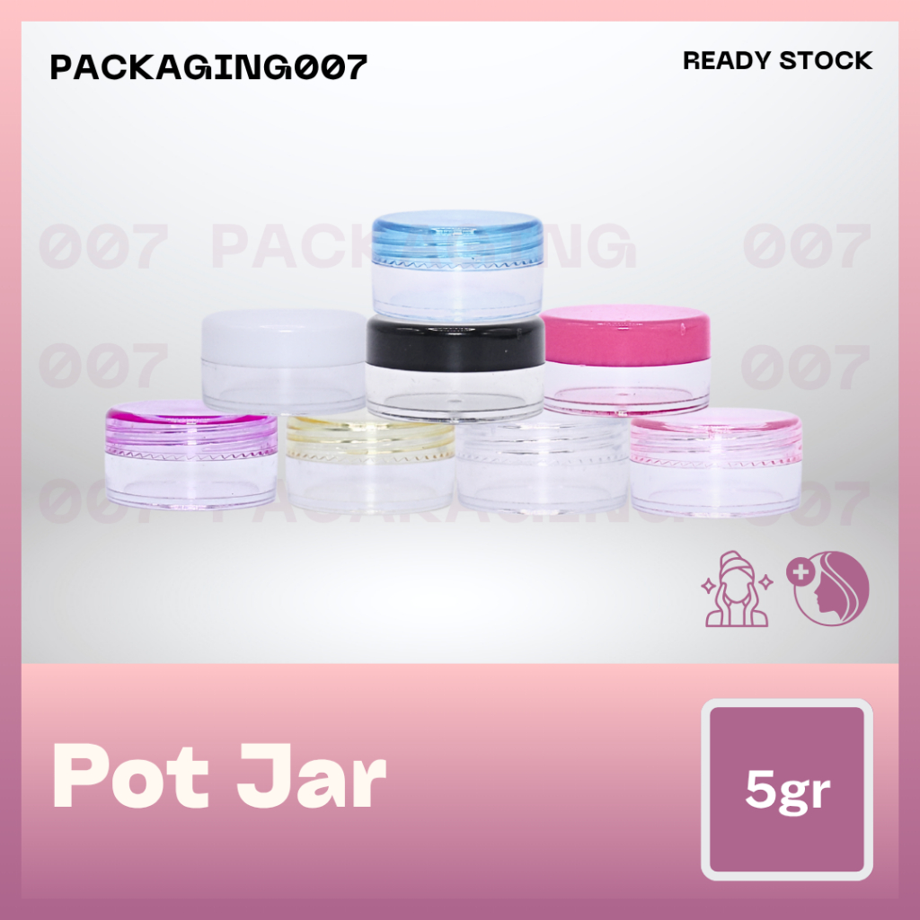Jual Pot Cream 5 gram - Pot Jar 5 gr READY STOCK | Shopee Indonesia