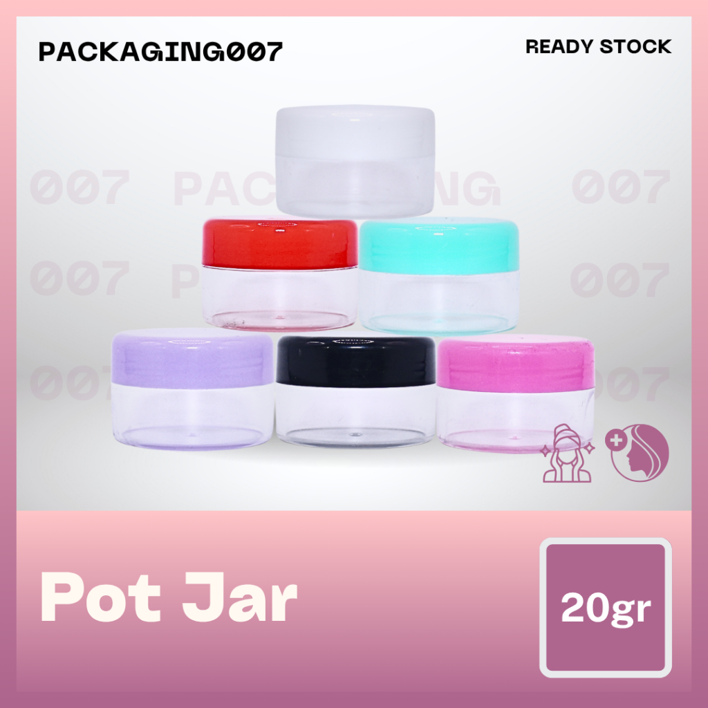 Jual Pot Cream 20 gram bulat - Pot Jar 20 gr | Shopee Indonesia