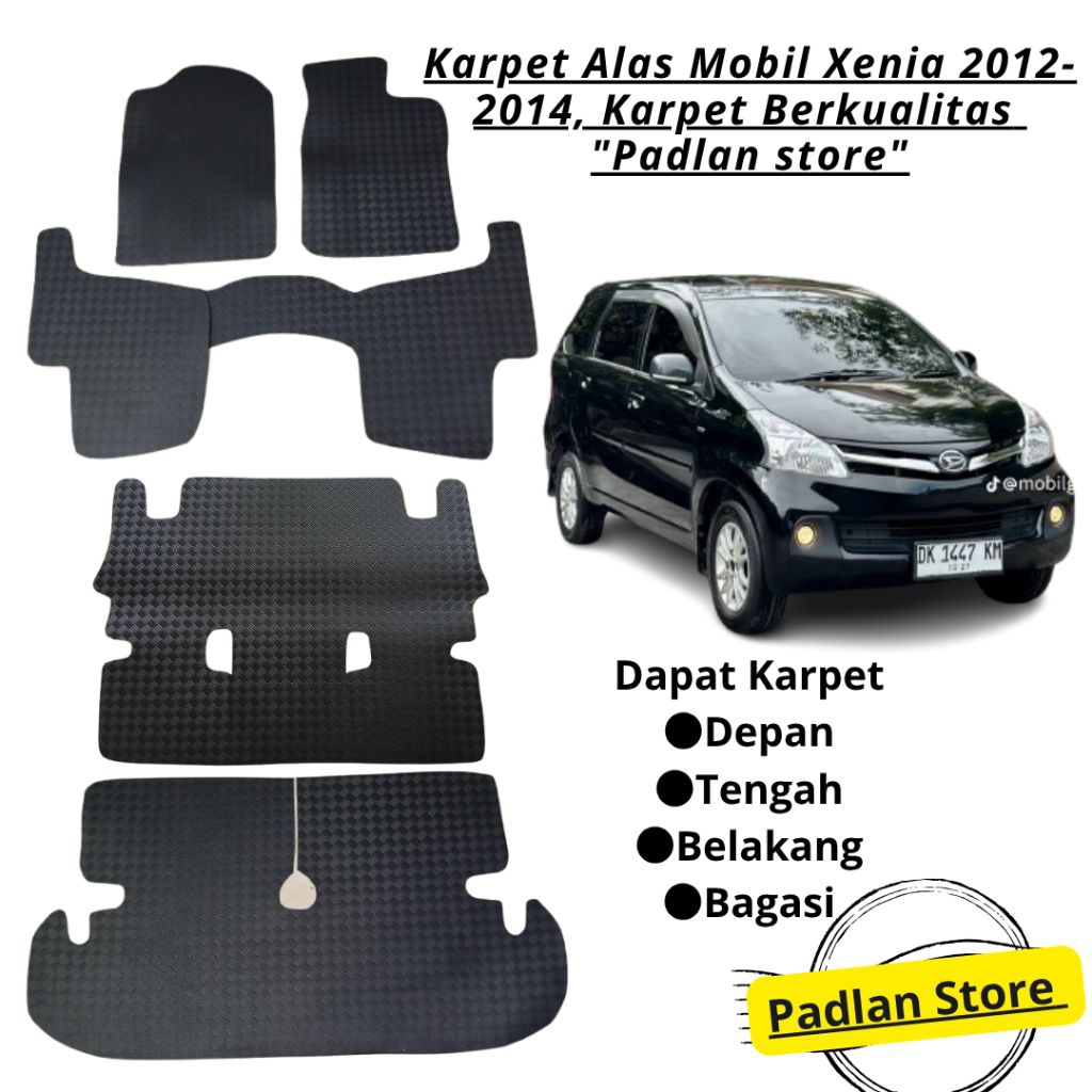 Jual Karpet Mobil Xenia 2012 2013 2014 Karpet Alas Kaki Xenia 2012-2014 ...