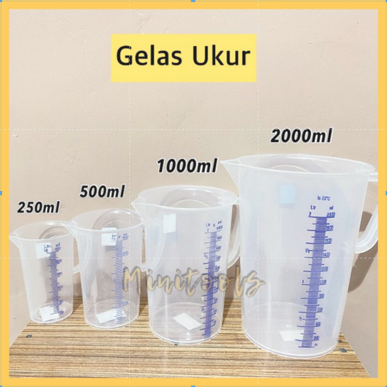 Jual Gelas Ukur 250ml / Gelas Ukur 500ml / Gelas Ukur 1 L / Gelas Ukur ...