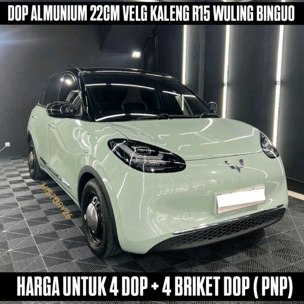Jual Dop almunium velg kaleng Ring 15 Wuling Bingou - Dop moon 22cm ...