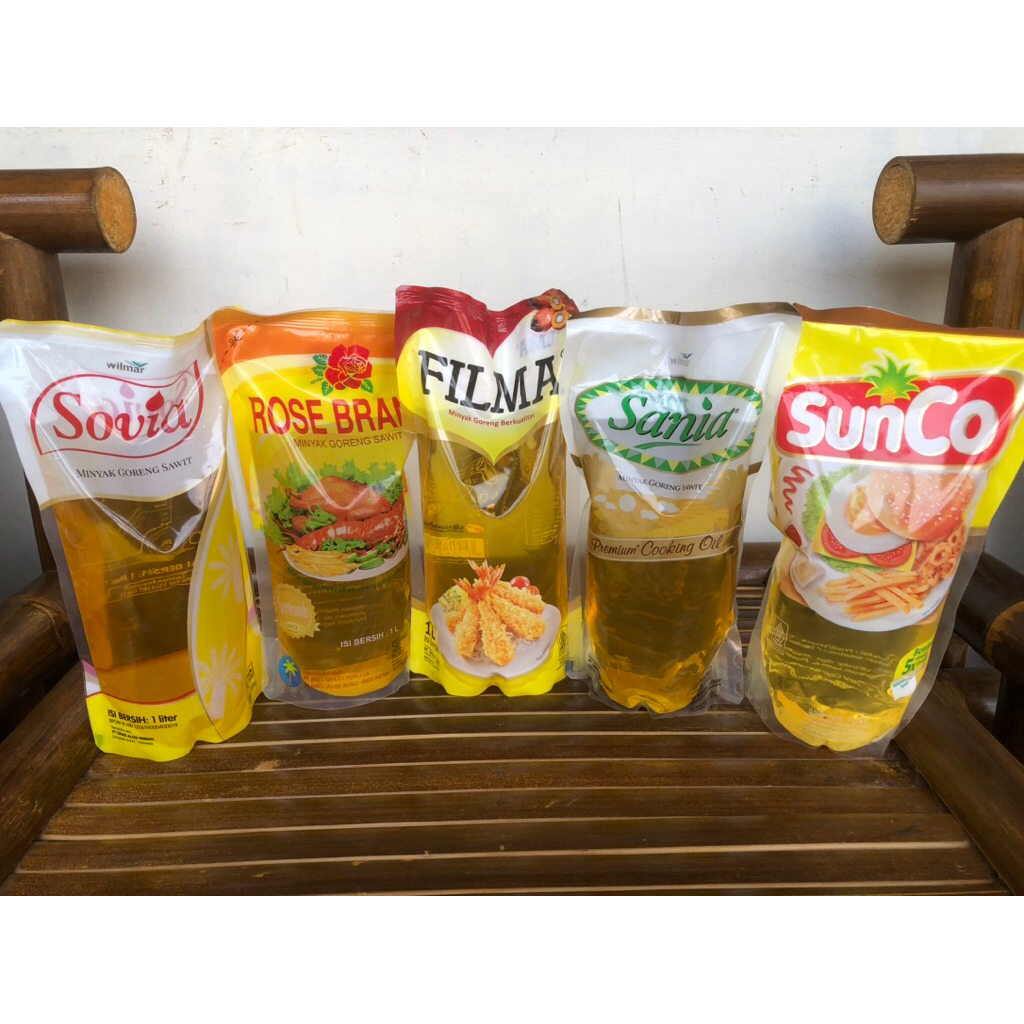 Jual minyak goreng kemasan 1 liter, minyak sovia, sunco, rose brand ...