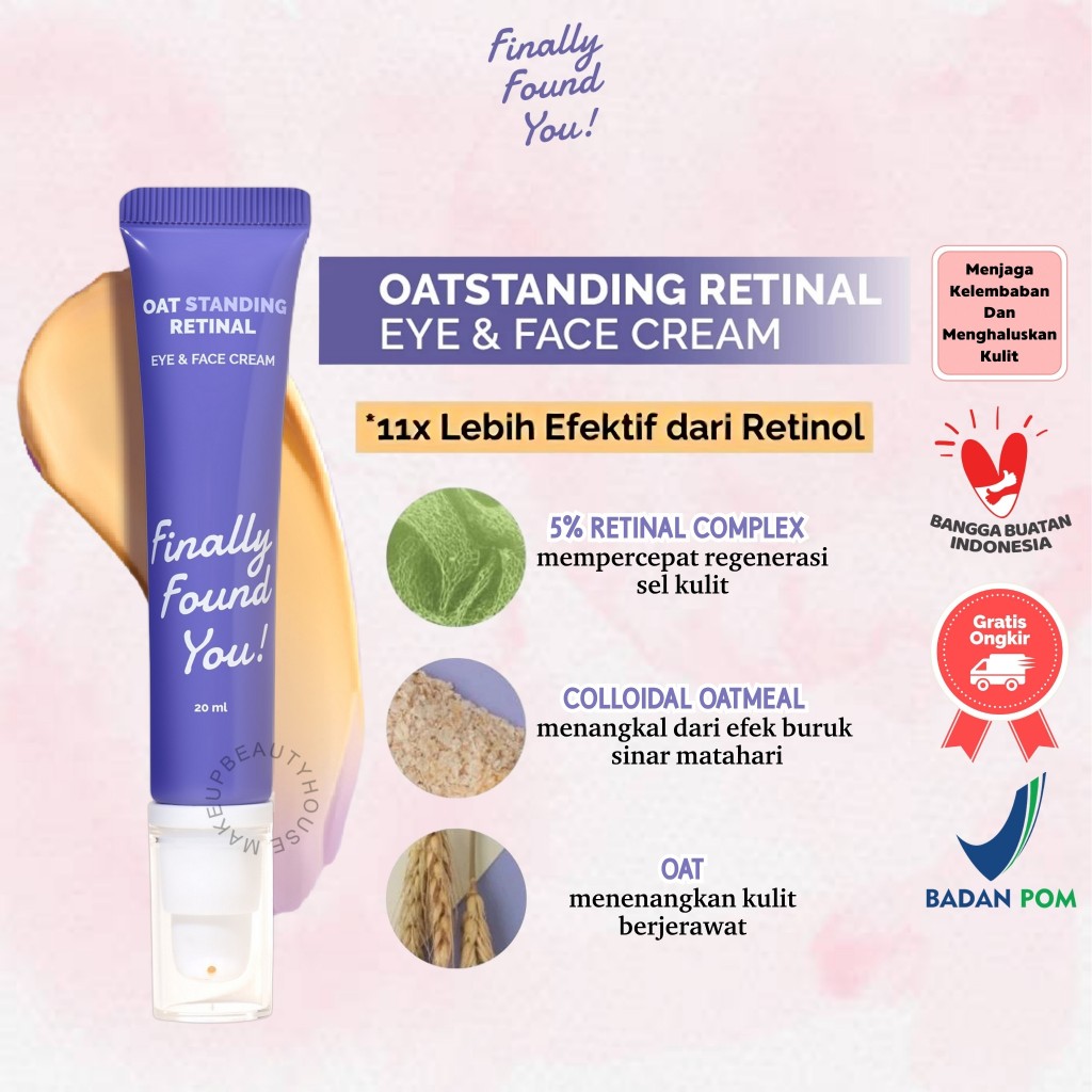 Jual FINALLY FOUND YOU! FFY OATstanding Retinal - 2in1 Eye & Face Cream Krim Mata Panda dan ...
