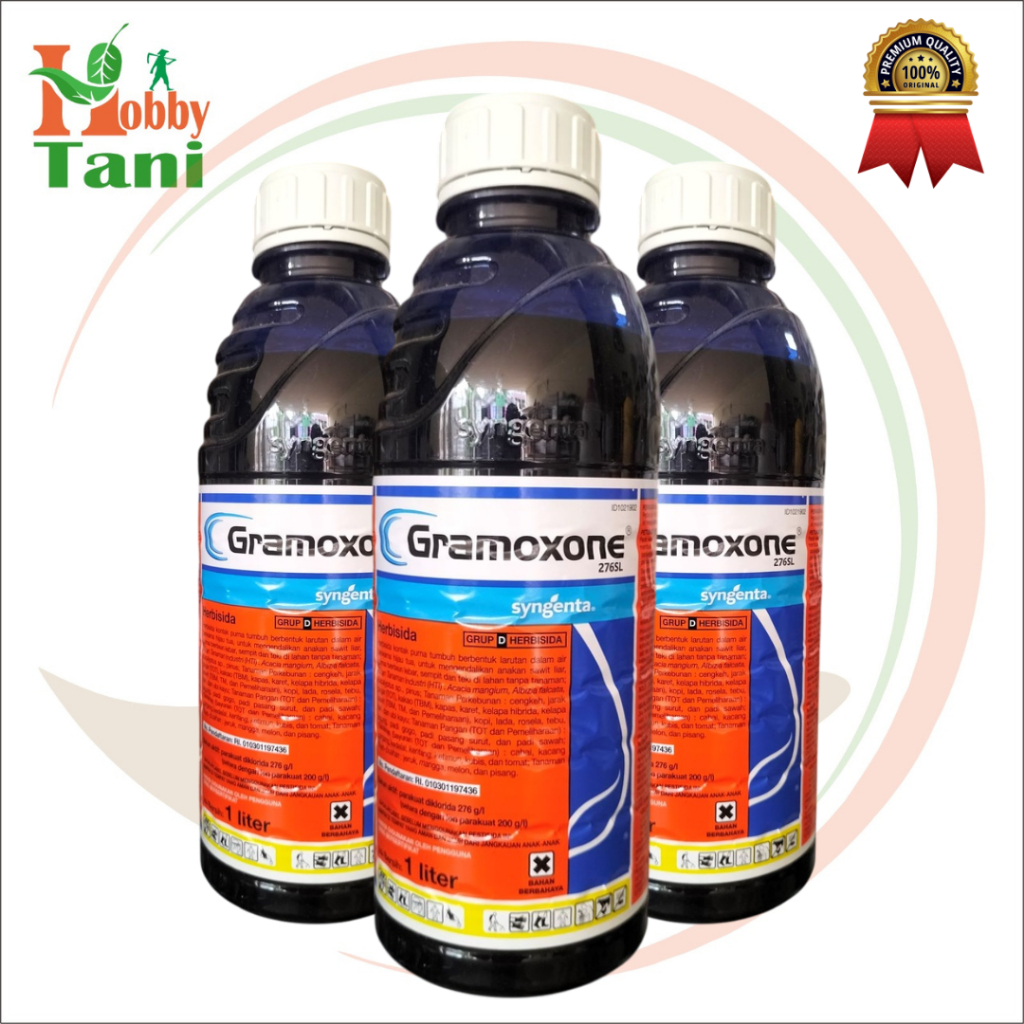 Jual Gramoxone 276SL - Herbisida Kontak Racun Rumput Liar 1 Liter ...